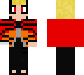 naruto baryon mode | Minecraft Skins