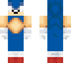 dark sonic | Minecraft Skins