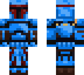 Blue mandalorian | Minecraft Skin