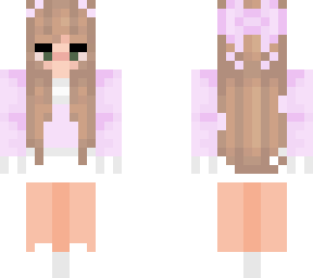 Cute bow girl | Minecraft Skin