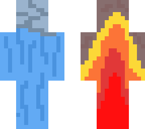 Fire/water | Minecraft Skin
