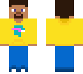 Mr Beast+Steve | Minecraft Skin