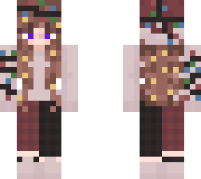 Tangled Christmas lights (Estel) | Minecraft Skin