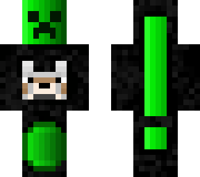 Creeper-Wolf-Emerald Announcement skin For contest | Minecraft Skin