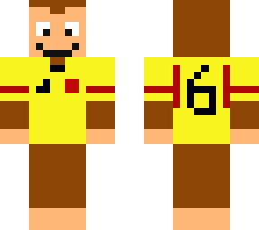 JORGE EL CURIOSO CON LA CAMISETA DE LA SELECCION COLOMBIA XD | Minecraft Skin