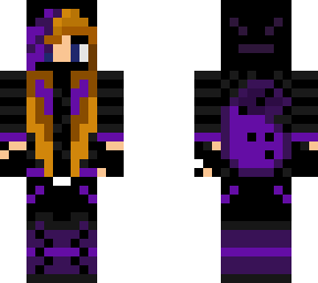 Purple lone wolf | Minecraft Skin