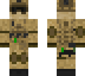 desert soldier | Minecraft Skins