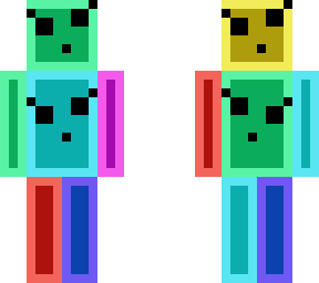 Genderbend slime | Minecraft Skin