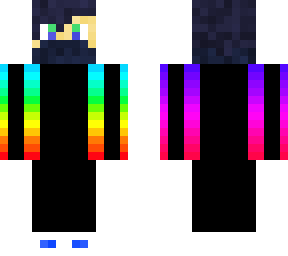 Rainbow gamer | Minecraft Skin
