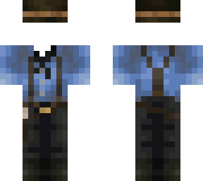 Arthur Morgan - The Summer Gunslinger Base | Minecraft Skin