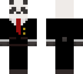 Panda with suit | Minecraft Skin