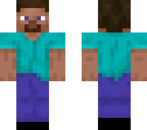 real steve skin | Minecraft Skin