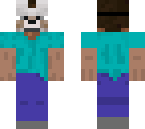 Steve Wolf Mask | Minecraft Skin