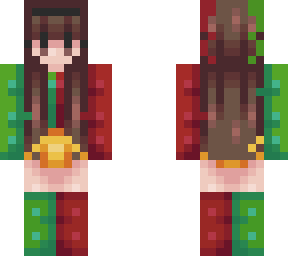 under the mistletoe | Minecraft Skin