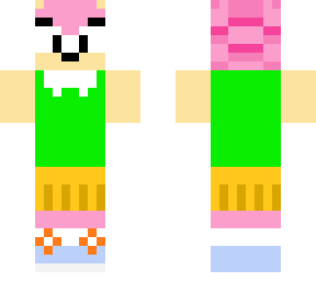 Classic Amy Rose | Minecraft Skin