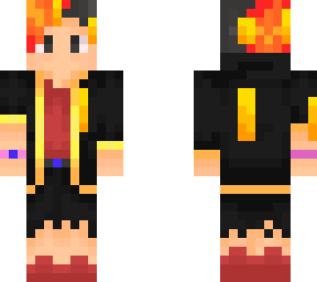 Sol (Red flame) | Minecraft Skin