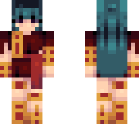 the white sand turns the clock hand in an hourglass | Minecraft Skin