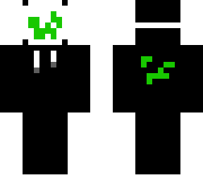 Distorted Creeper Mask | Minecraft Skin