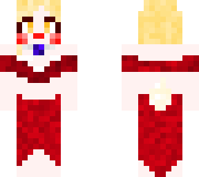 Jester Rabbit Ester-Red Rose | Minecraft Skin