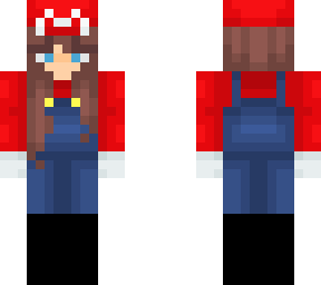 Mario Girl | Minecraft Skin