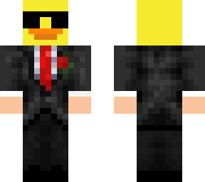 pato con traje | Minecraft Skin