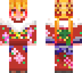 Christmas Kobayashi Tohru - Dragon Maid! | Minecraft Skin