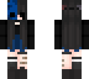 Eyeless jack half mask | Minecraft Skin