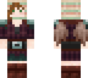 Zallybee brown magpie | Minecraft Skin