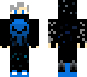 blue demon | Minecraft Skin