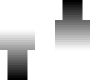 Black to white ombre | Minecraft Skin