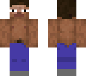shirtless steve | Minecraft Skins