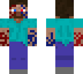 Death Battle Steve ( more blood coloured) | Minecraft Skin