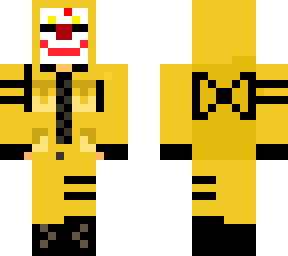 For Free Fire Lovers The Yellow Criminal | Minecraft Skin