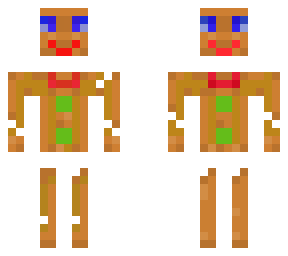 gingerbread man | Minecraft Skin