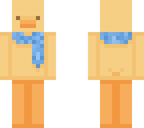 blue scarf duck | Minecraft Skin
