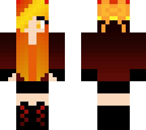 fire gamer | Minecraft Skins