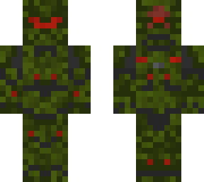 green spartan lock | Minecraft Skin