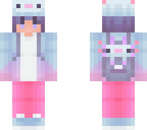 Axolotl Boy Celeste Actu | Minecraft Skin