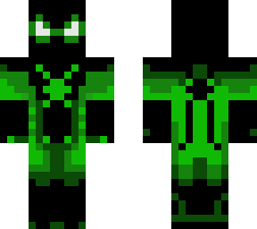Green Spiderman | Minecraft Skin