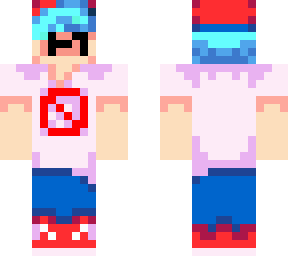 Bf fnf | Minecraft Skin