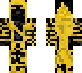 Black And Gold | Minecraft Skin