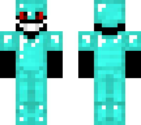 diamond armour gengar | Minecraft Skin