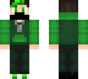 green n black | Minecraft Skin