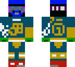 niebieski monster | Minecraft Skin