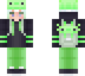green axolotl | Minecraft Skins