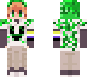 chilli with the enby flag!! | Minecraft Skin