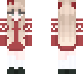 Christmas sweater girl | Minecraft Skin