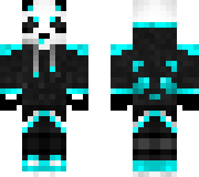 Panda with a gamer headset | Minecraft Skin