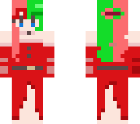 christmas flowy dress | Minecraft Skin