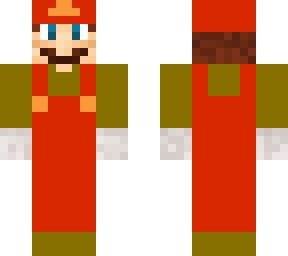 mario wearing his super mario bross 1 clothes | Minecraft Skin